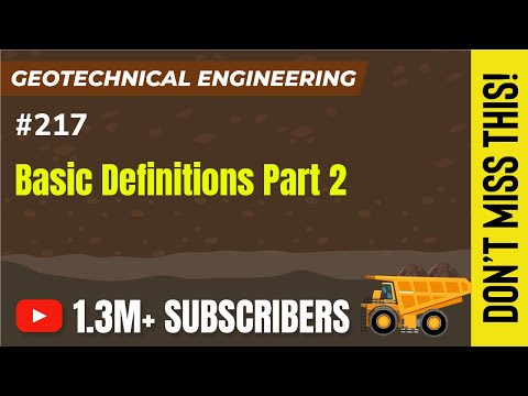 Basic Definitions Part 2 - Three Phase System and Relationships - Geotechnical Engineering ...