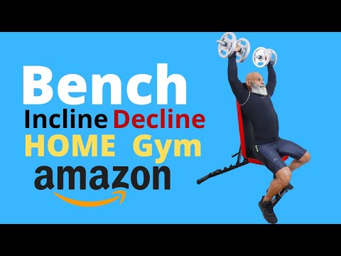 Best Gym Bench for Workout at Home (Allyson Fitness Adjustable Incline, Decline, and Flat Bench)