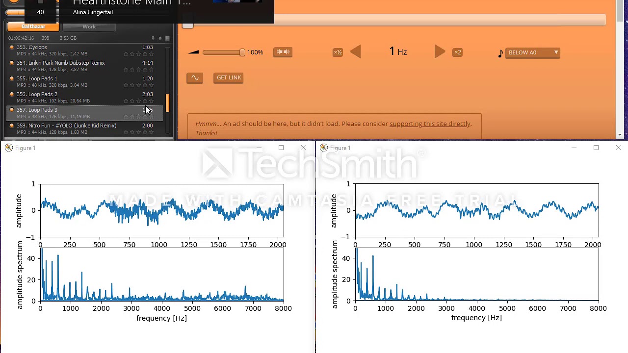 Python Signal Processing with PyAudio