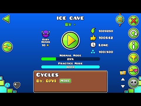Steam Community :: Video :: Geometry Dash - ice cave 100% (20 Demons)