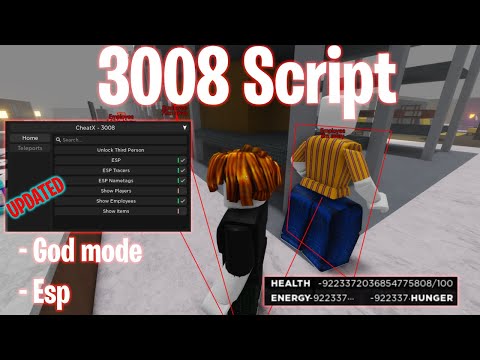 SCP 3008 • ROBLOX SCRIPT • God Mode • ESP