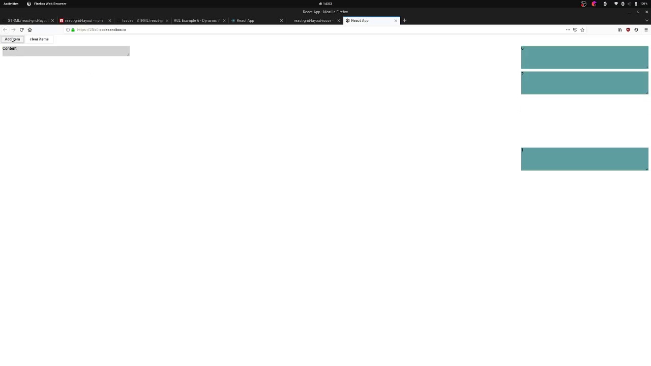 react-grid-layout issue