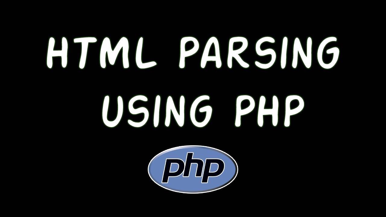 Simple HTML parser using PHP
