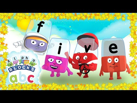 Alphablocks - Five Letter Words! ⭐️ | Phonics | Learn to Read | #HomeSchooling