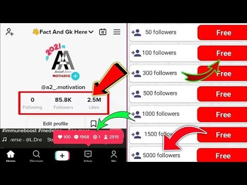 How To Get 10K Tiktok Followers,Likes ???? In 5 Minutes || Free Tiktok Followers Hack 2024