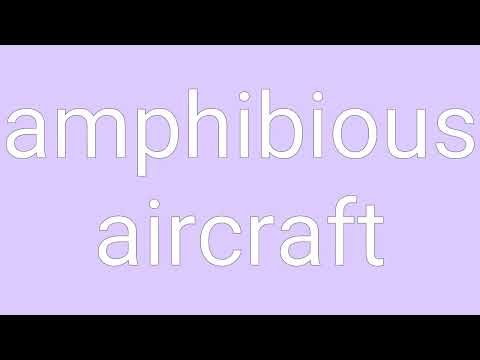 Amphibious Aircraft Definition & Meaning