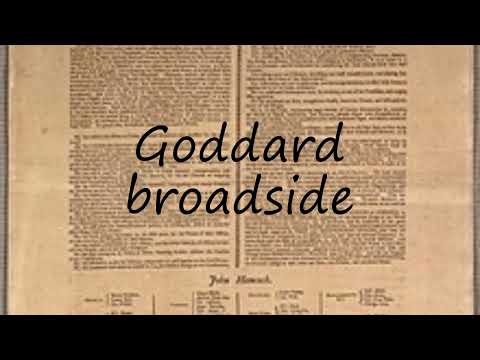 How to pronounce Goddard broadside in English?