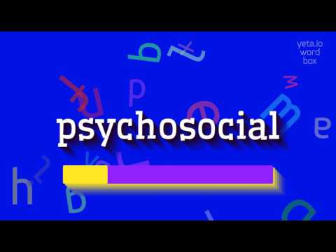 How to say "psychosocial"! (High Quality Voices)
