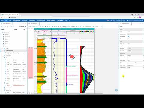 #12_3 Log-Plot - Curves- Visualization Tool - Petrophysics Software| Well Insight | i2G Platform