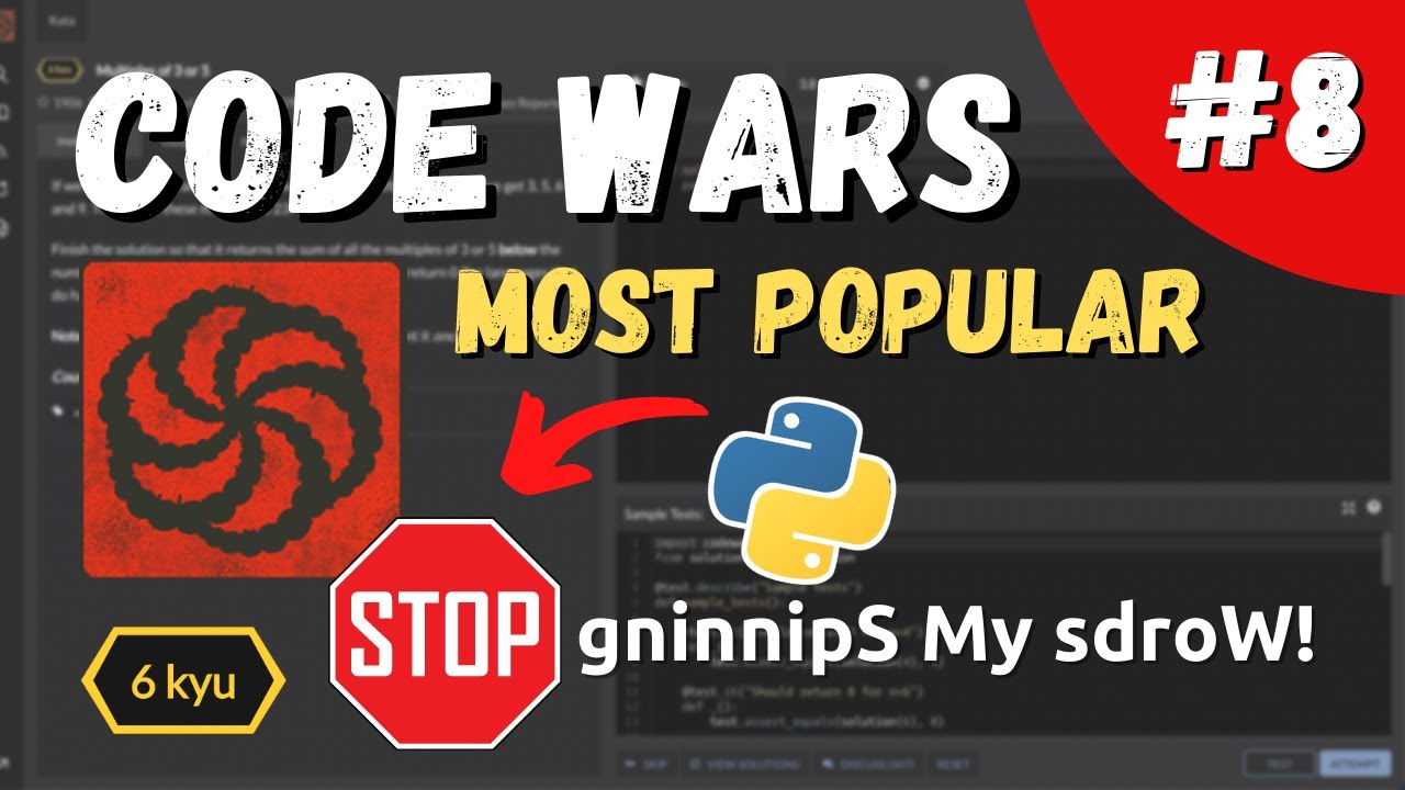 STOP gninnipS My sdroW! - Codewars Popular Katas SOLVED #8