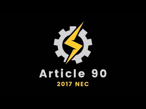 NEC Exam Tips - Article 90 - Digital Flash Card