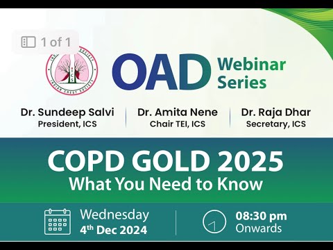Webinar on COPD GOLD 2025 What You Need To Know!