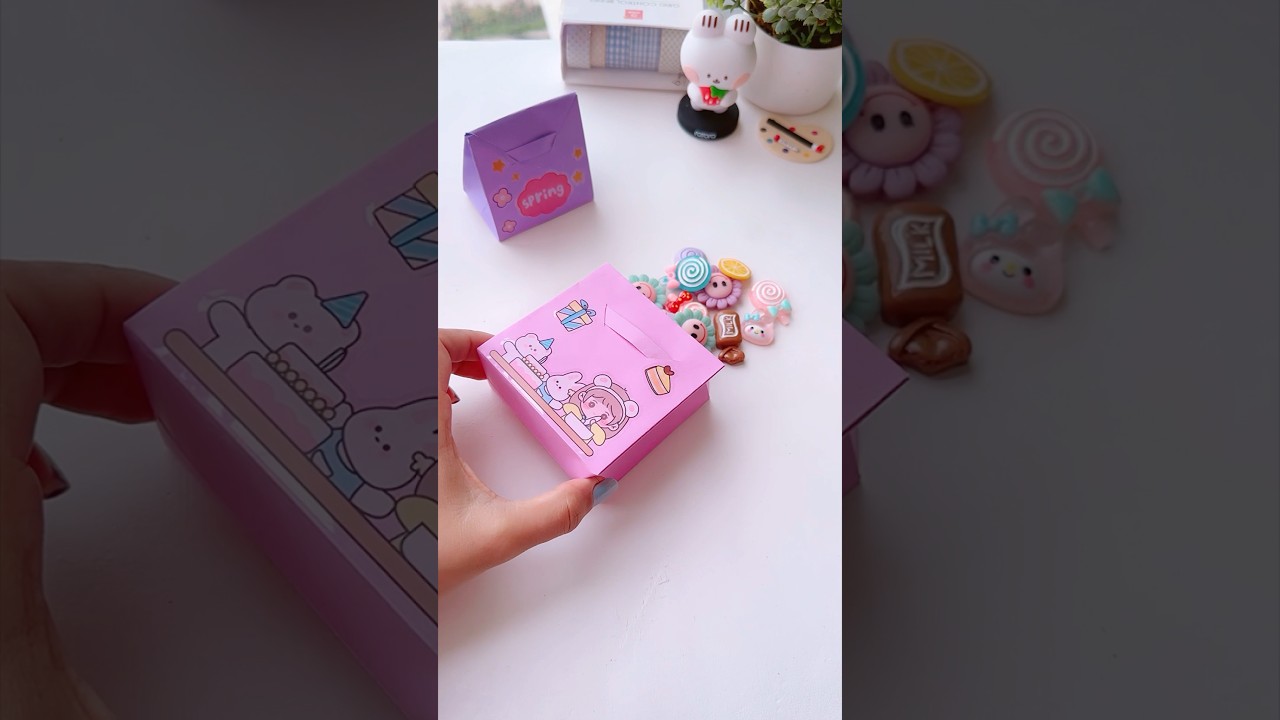 DIY Easy Gift box ideas #shorts #art #diy #youtubeshorts