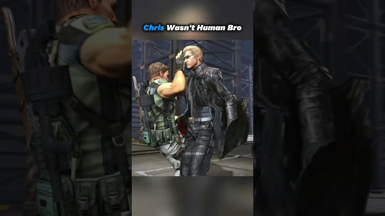 Chris Redfield wasn't human bro #residentevil #shorts