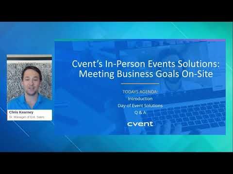 Meeting business goals at onsite events