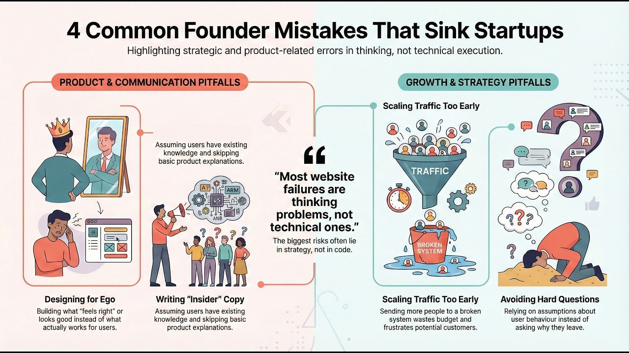 7 Brutal Website Mistakes Costing Founders $100K+ | Real Case Studies & Conversion Fixes