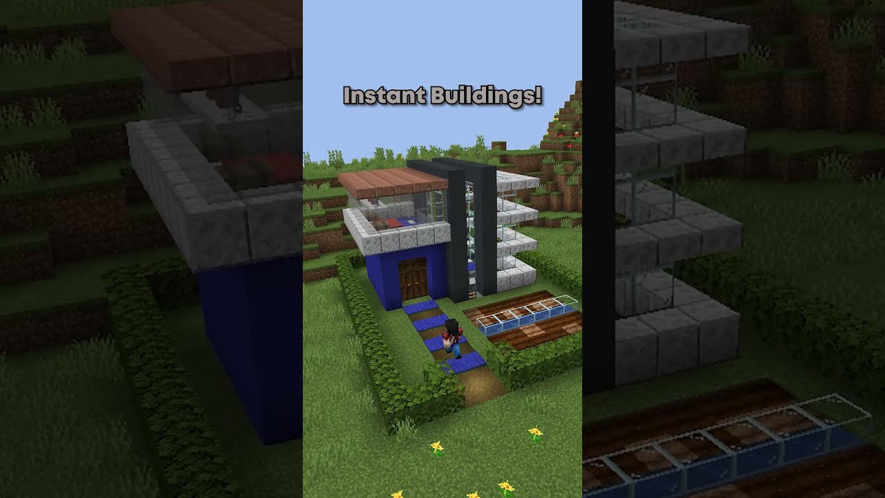 Minecraft INSTANT HOUSES! (Prefab Mod)