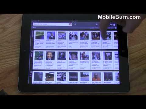 Microsoft Bing for the Apple iPad video demo