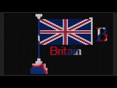 World Flags England Made with Clipchamp