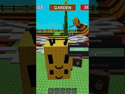 this bacon just duplicate a pet 😱 #roblox #growagarden