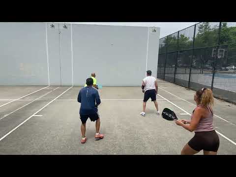 Paddleball- Charlene & Fabian vs Guy & Mike 6.26.25