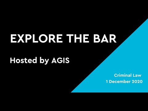 Explore the Bar webinar series - Criminal Law