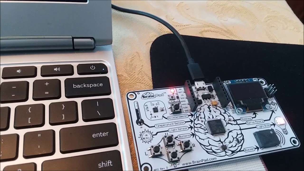 MakeCode and BrainPad, Lesson One