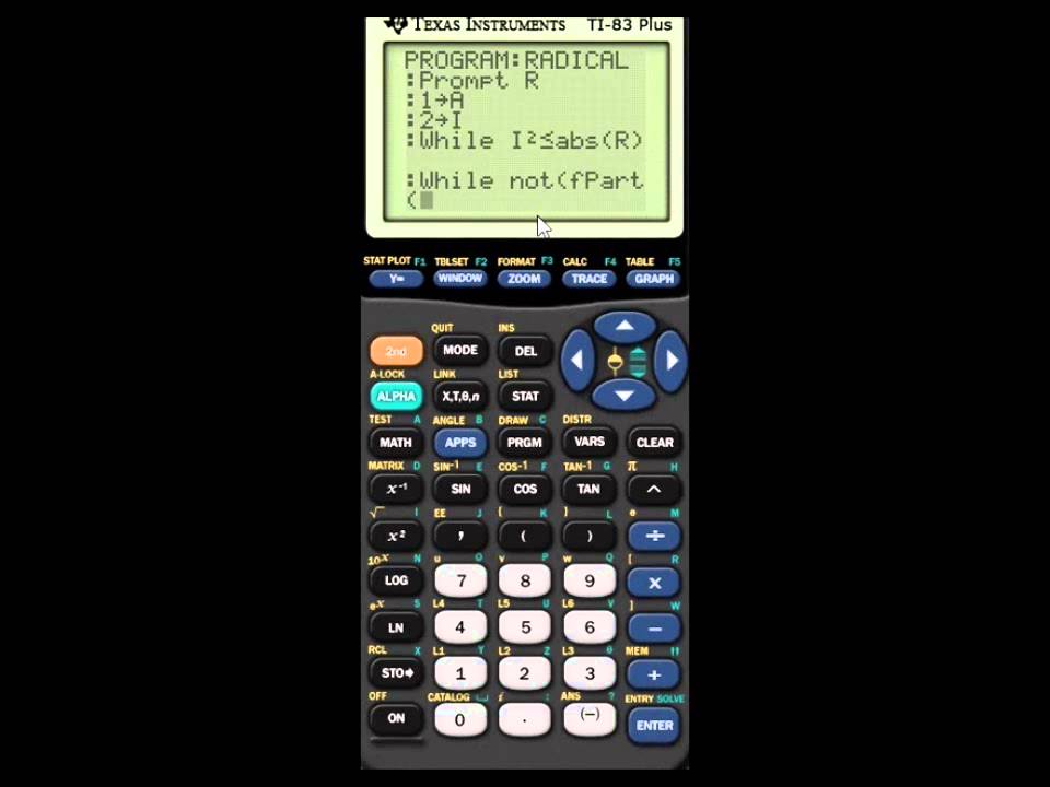 Programming a Simplifying Radicals Program (Part 1)