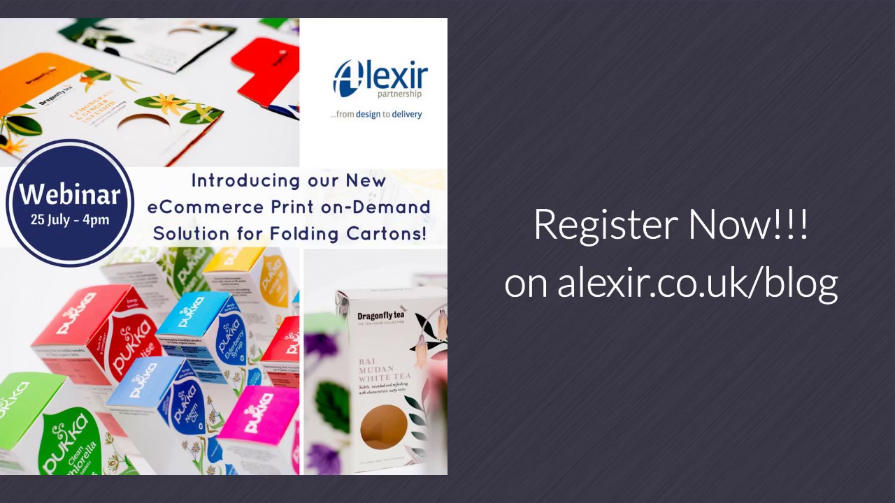 [WEBINAR] Launching Alexir's new Online Solution for Folding Cartons!
