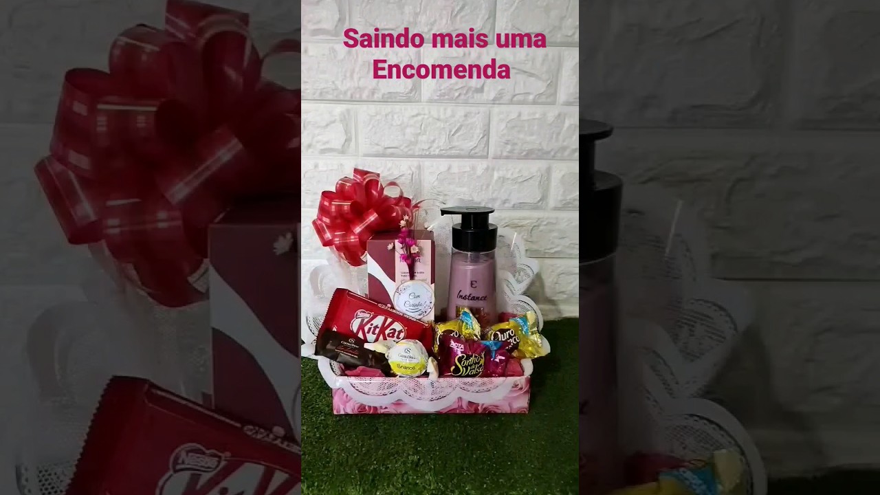 Cesta Cosméticos com chocolates