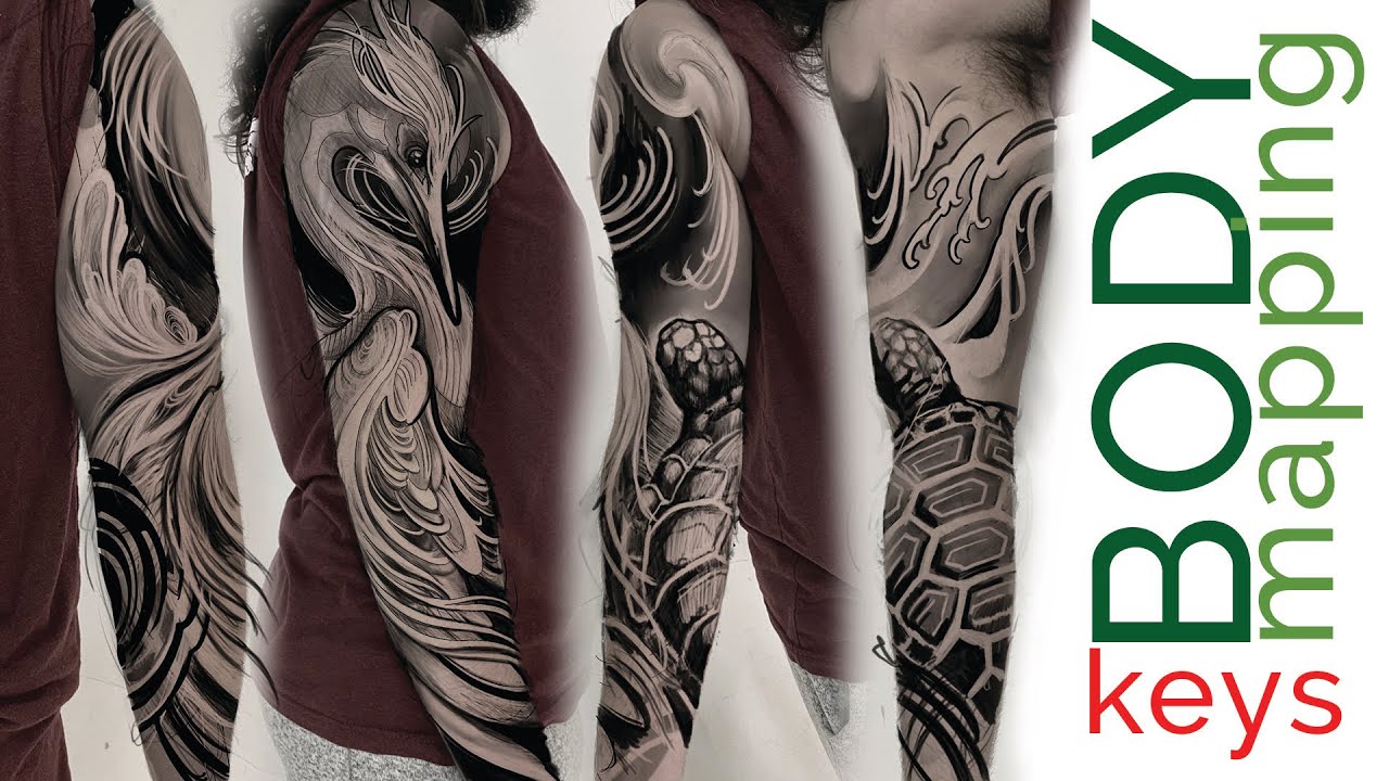 Simple Body Mapping for Tattoo Sleeves | Fireside Technique | EP 49