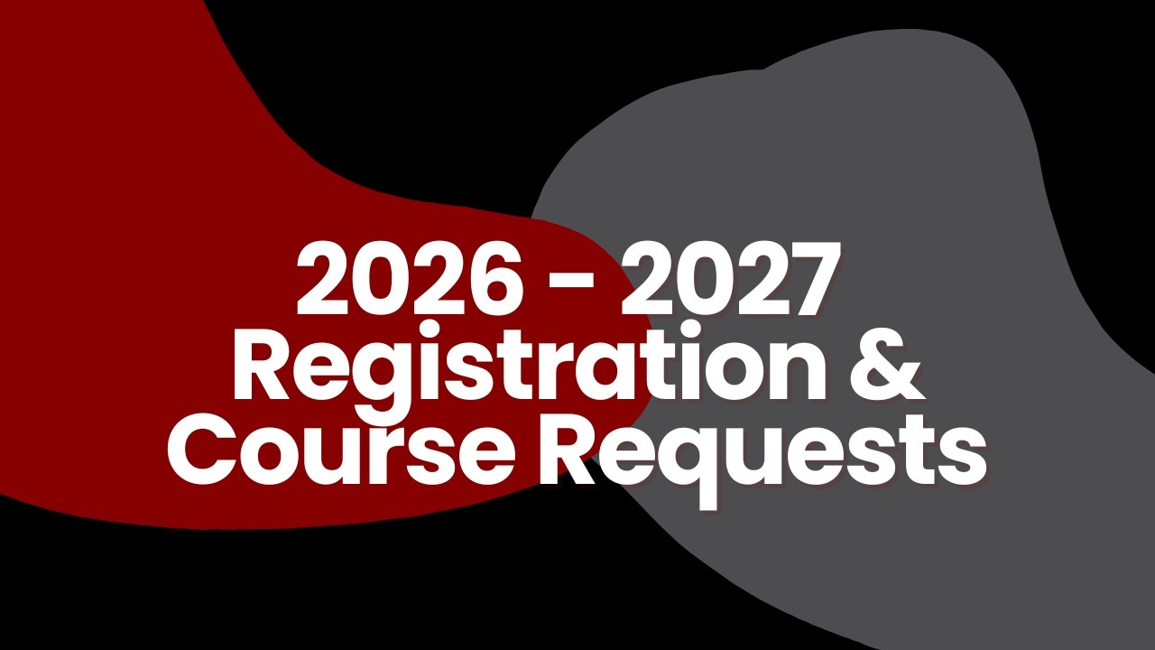 2026 - 2027 BRHS Course Registration