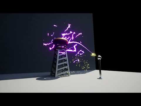 Tesla Coil that arcs to things nearby - Real Time VFX