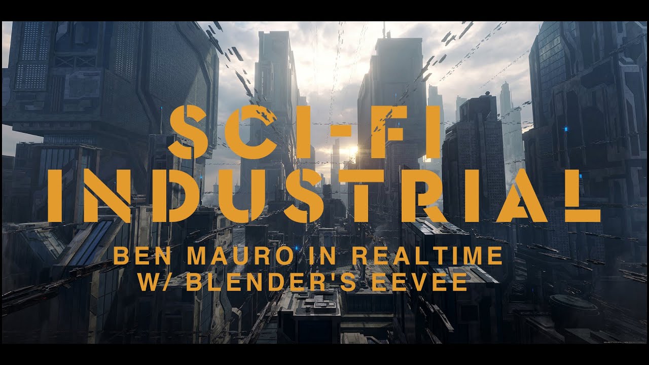Halo Infinite Senior Concept Designer Ben Mauro In Realtime W/ Blender's EEVEE