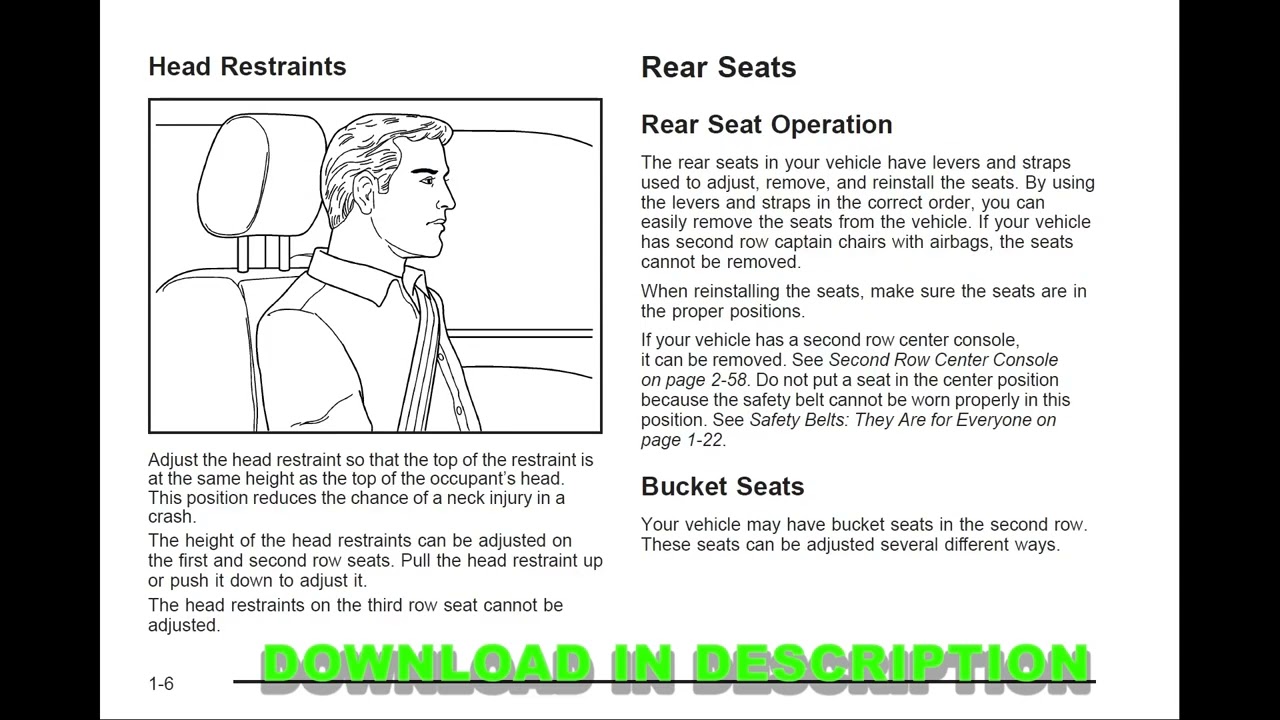 Pontiac Montana 1997-2009 Owner's Manual PDF English | Car User Guide