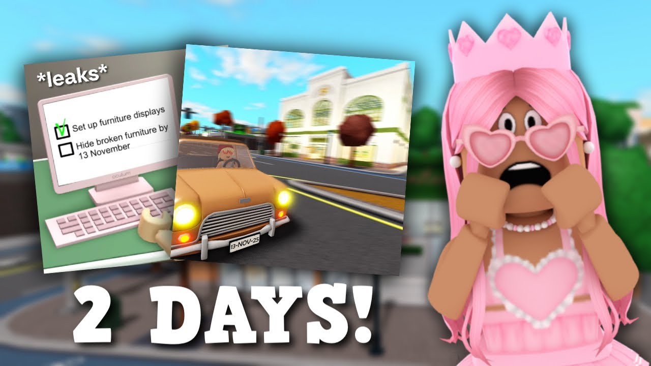 NEW FANCY FURNITURE STORE REVEALED + RELEASE DATE! (bloxburg)