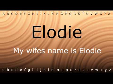 Here I will show you how to say 'Elodie' with Zira.mp4