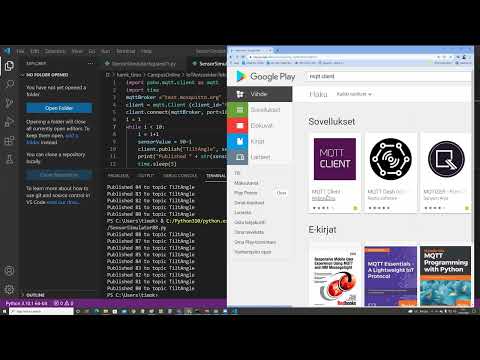 IoT NodeRED03 Creating Python Sensor Client on MQTT broker 28min z3 27012022