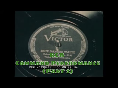 “COMMAND PERFORMANCE” 1949 RCA VICTOR 78 RPM & 45 RPM RECORD MANUFACTURING PART 2 XD39044a