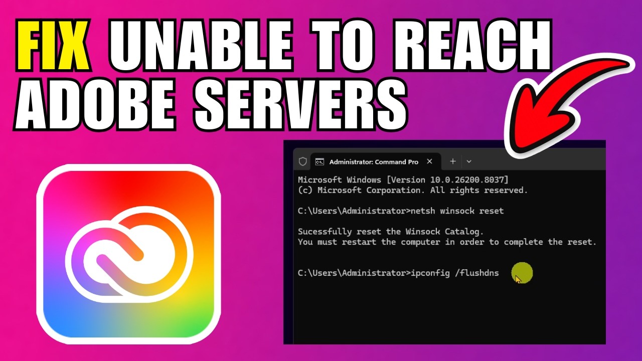 How To Fix Adobe Creative Cloud Unable To Reach Adobe Servers Error (2026) (Quick And Easy Guide)