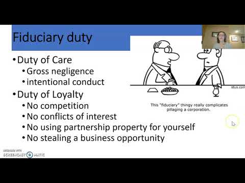 Business Law - Fiduciary Duty