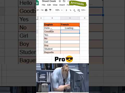 "Translate Any Language in Excel with One Formula! 🌐📊"