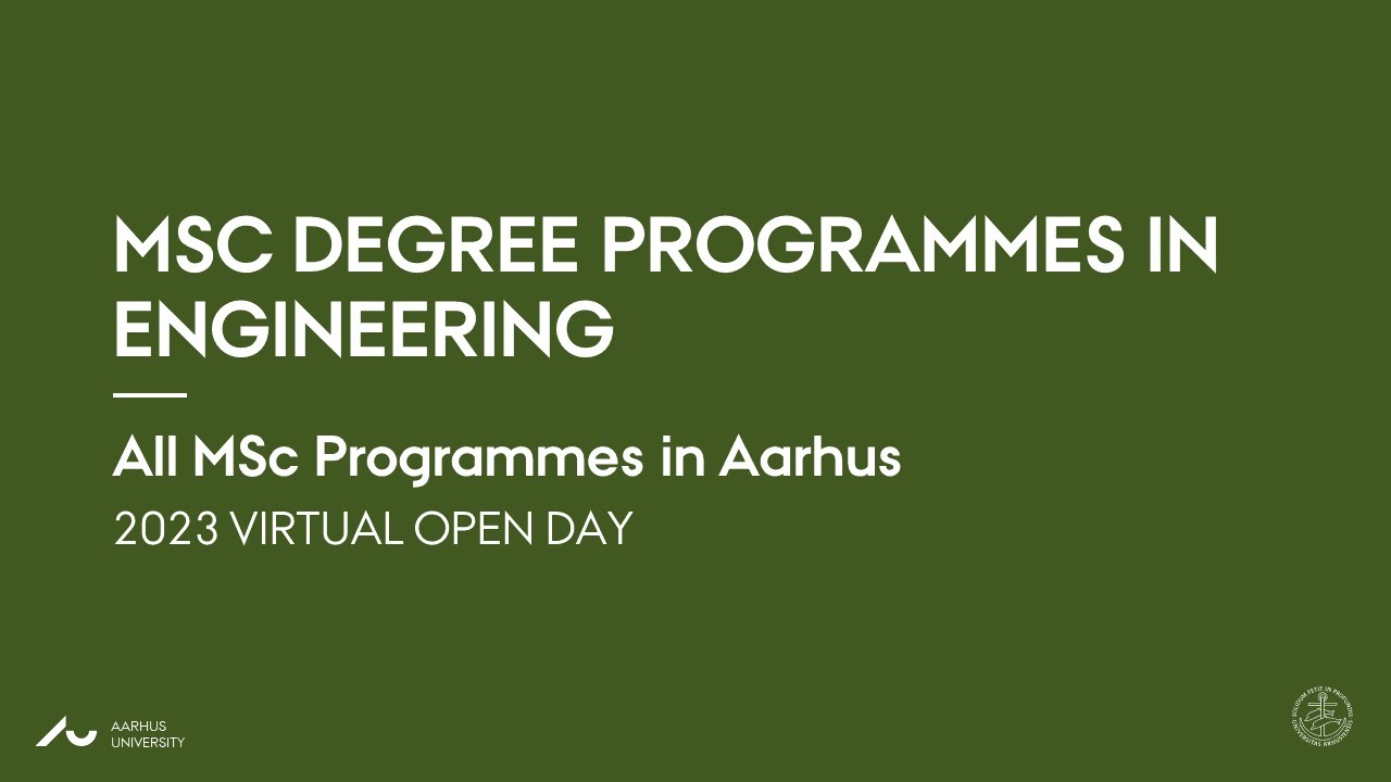 International Engineering Degree - AU Engineering, Aarhus University