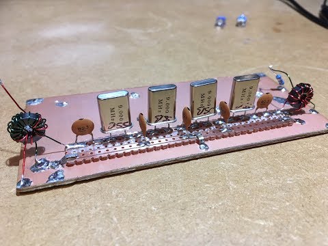 Impedance Matching to an 8-Pole Crystal Bandpass Filter