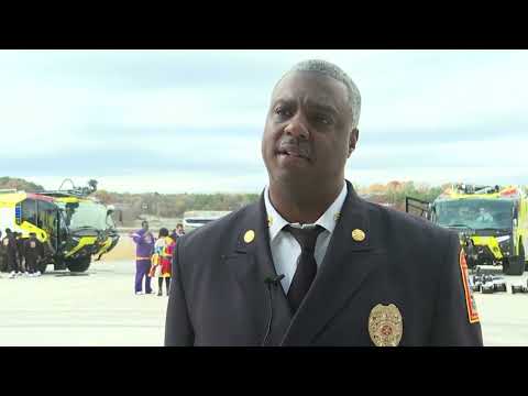 Birmingham airport unveils new fire trucks designed just for aircraft emergencies