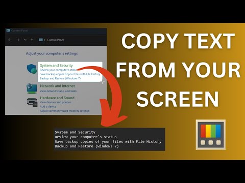 How To Copy Text From Anywhere on Your Screen in Windows #windows #tips