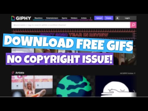 How to download free GIFs to gallery in minutes || Without any copyright strike