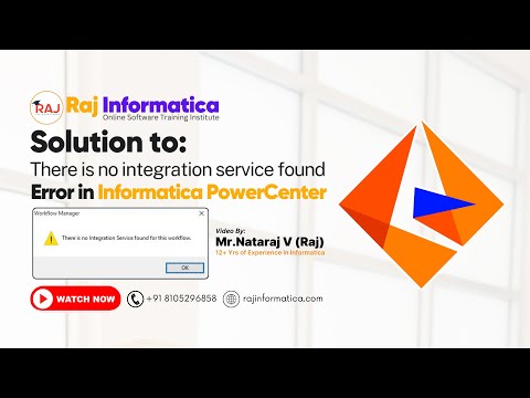 There is no Integration Service Found for this workflow Error in Informatica Powercenter - Solution