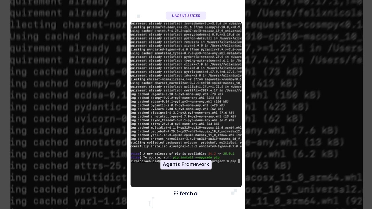 uAgents Installation | Blockchain AI | Fetch.ai