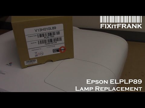 Epson Projector Lamp ELPLP89 Install for Powerlite 5040UB /6040UB